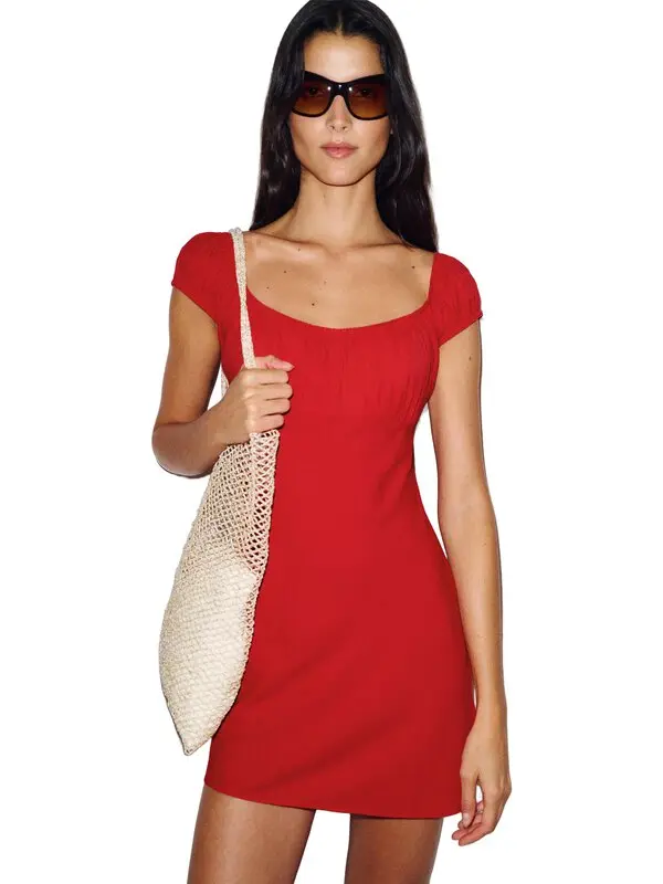REFORMATION Lucy-belle Dress - Red