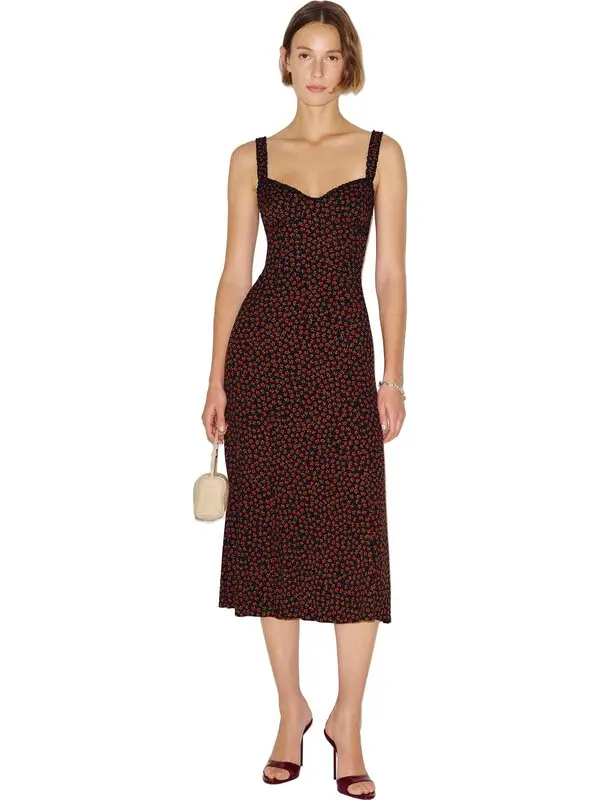 REFORMATION Tully Dress - Black