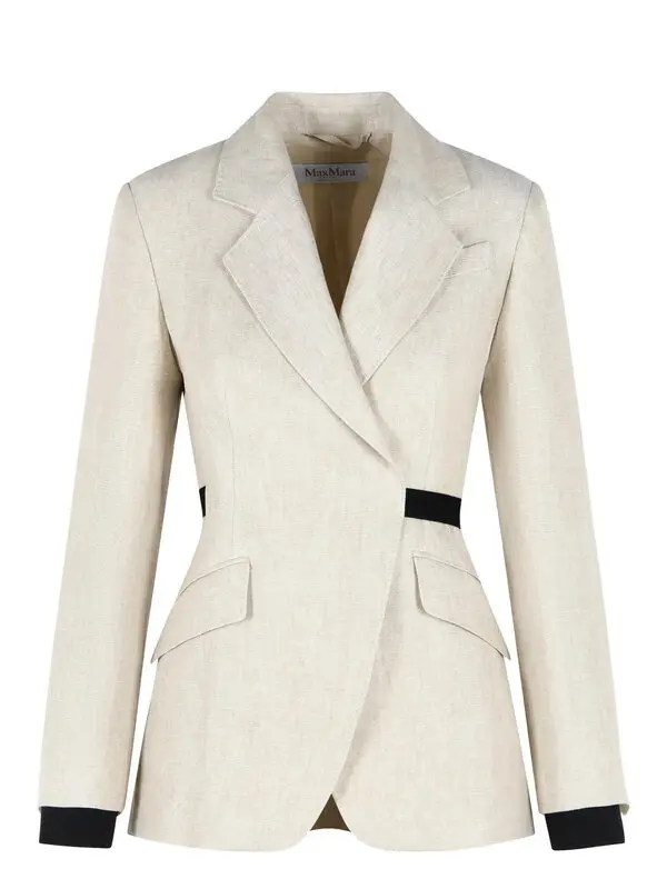 Max Mara Neutro' Linen Blazer - Beige