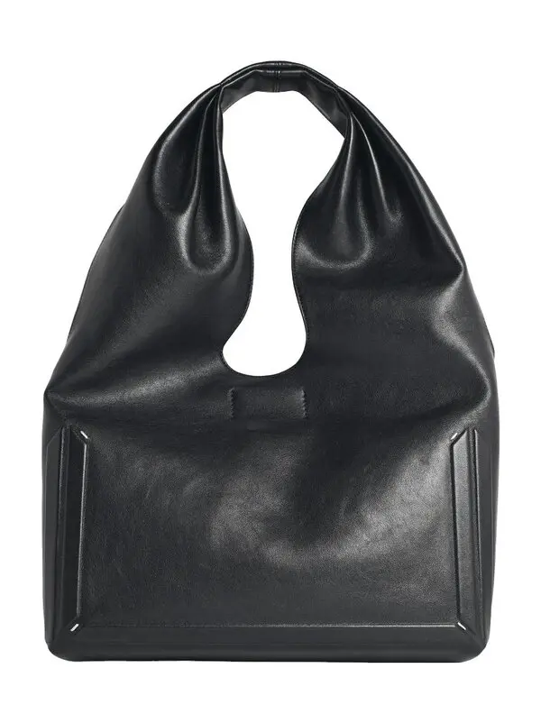 MAISON MARGIELA Medium Box Leather Bag - Black