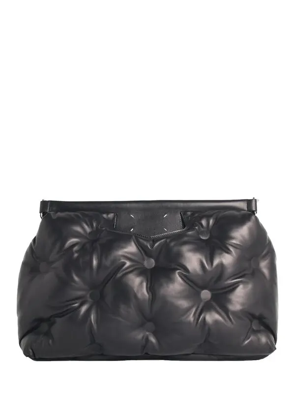 MAISON MARGIELA Glam Slam Classique Large Leather Bag - Black