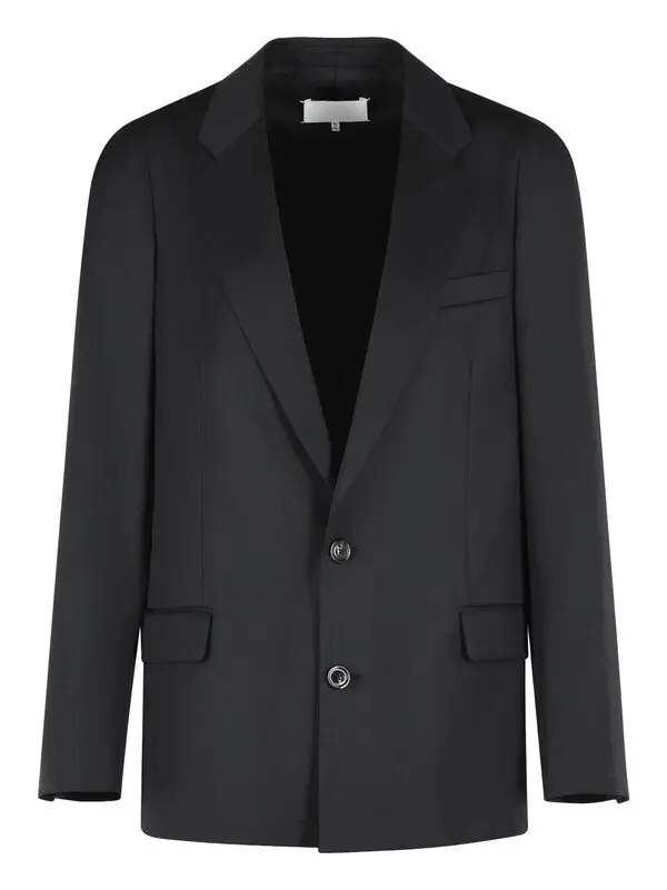 MAISON MARGIELA Virgin Wool Blazer - Black