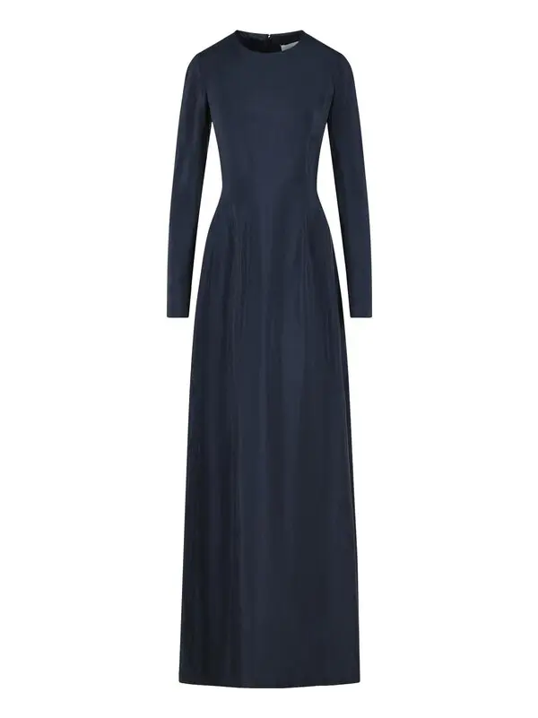 MAISON MARGIELA Cupro Maxi Dress - Blue