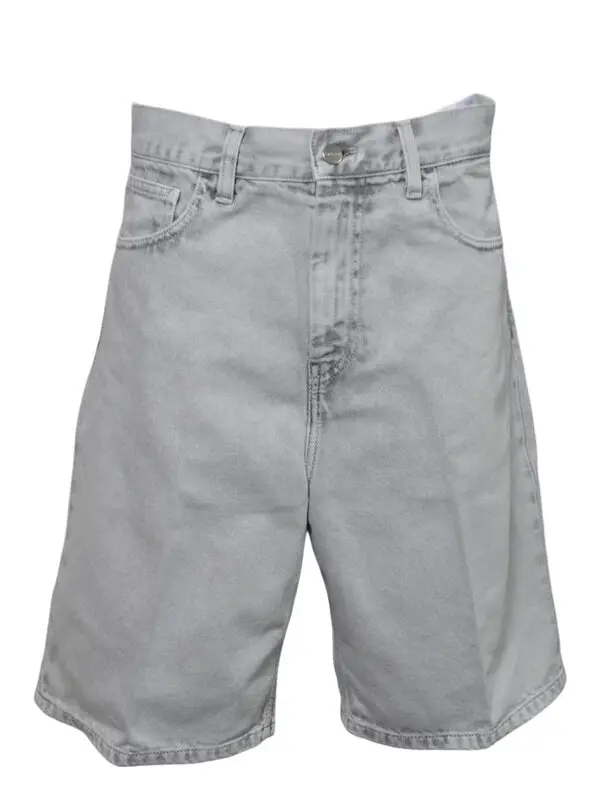 Carhartt Work In Progress Loose Fit Denim Shorts - Denim Grigio