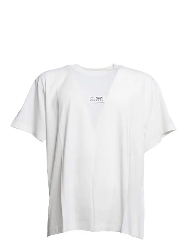 MAISON MARGIELA Short Sleeve T-shirt - Bianco