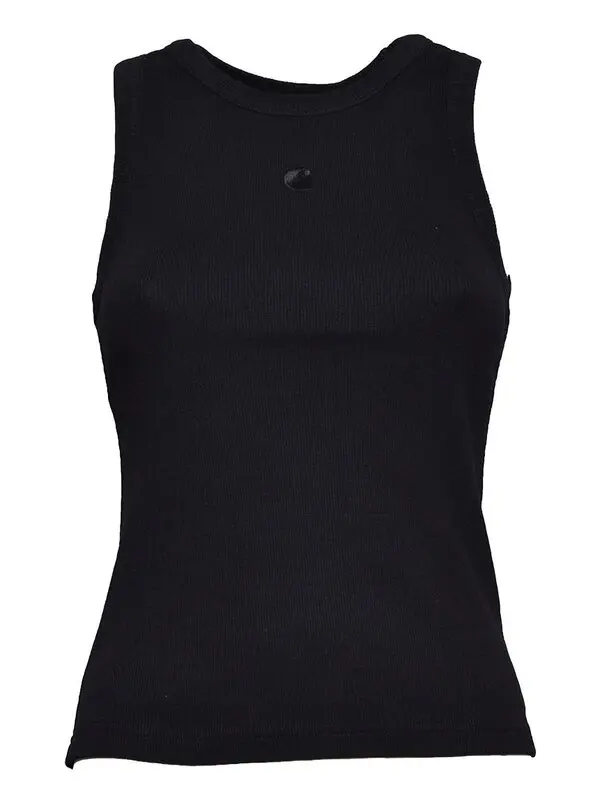 Carhartt Work In Progress Ribbed Tank Top - Nero