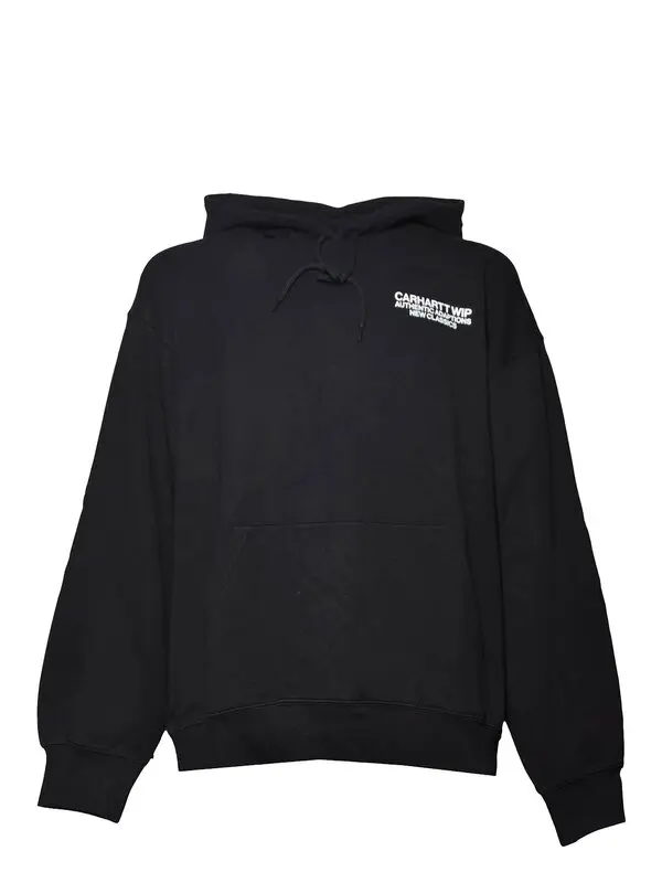 Carhartt Work In Progress Pullover Hoodie With Drawstring - Nero