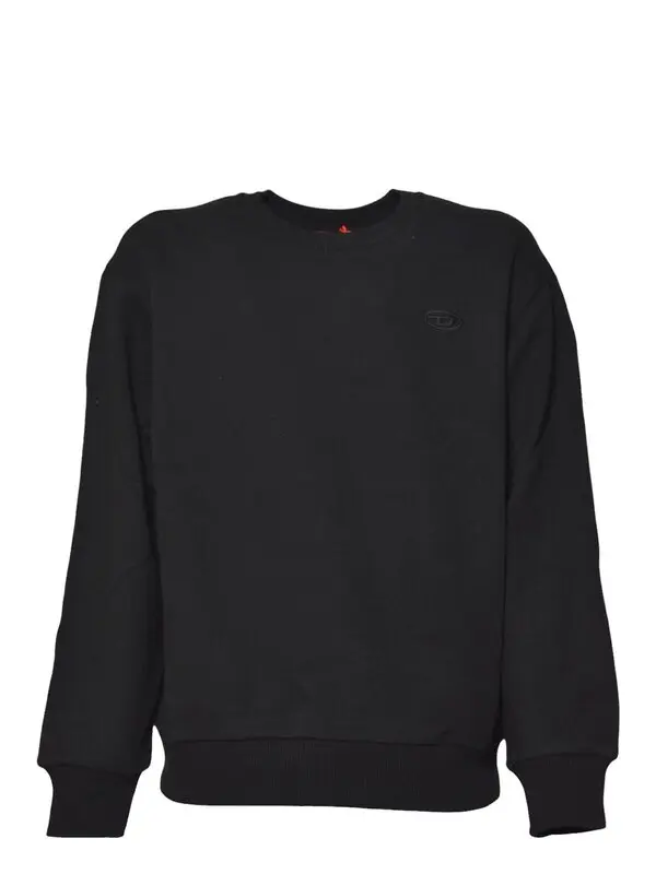 DIESEL® Pullover Sweatshirt With Crew Neck - Nero
