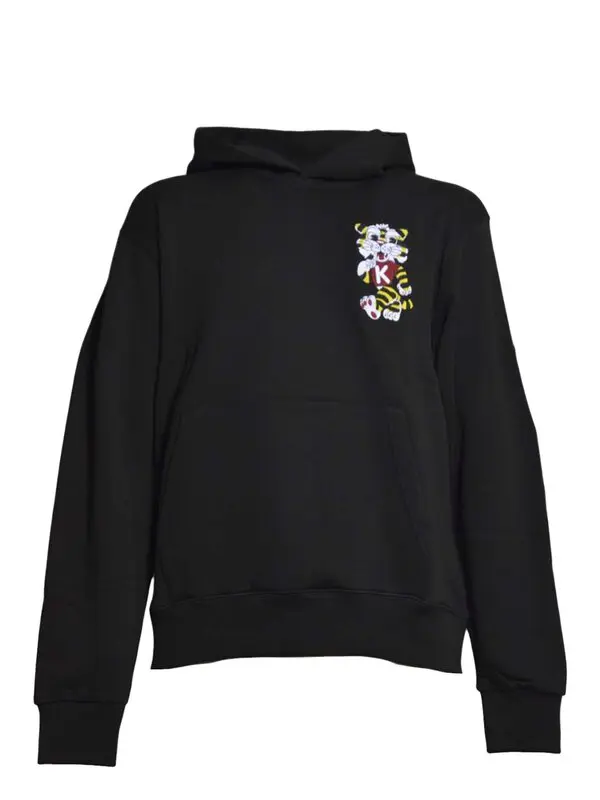 Kenzo Black Graphic Hoodie - Nero