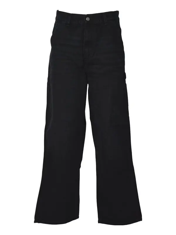 Carhartt Work In Progress Wide Leg Jeans - Nero