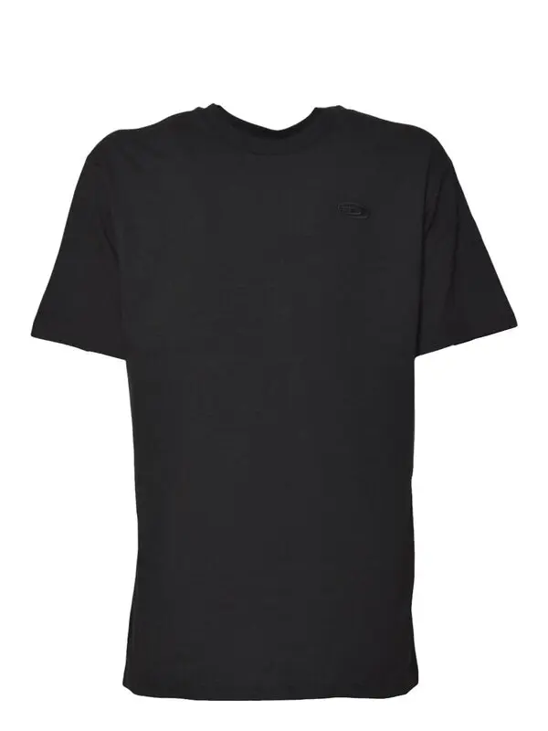 DIESEL® Embroidered Logo T-shirt - Nero