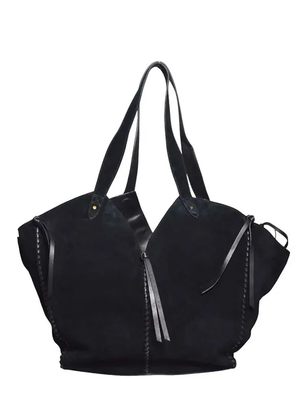 Isabel Marant Étoile Black Suede Tote Bag - -97