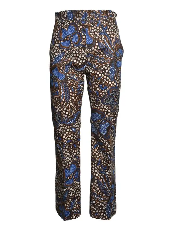 Max Mara Printed Trousers - Multicolour