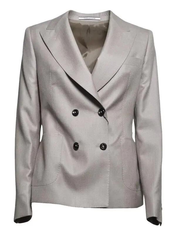 Tagliatore Double Breasted Blazer - Tortora