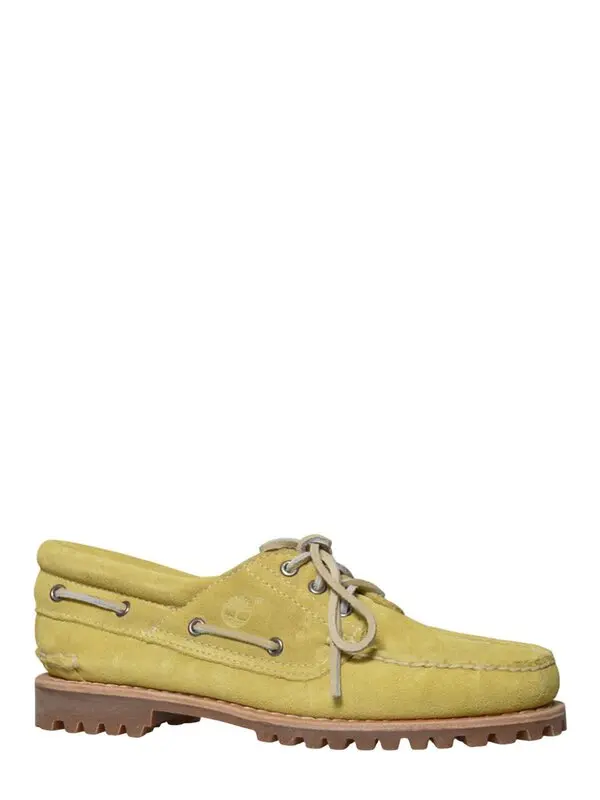 Timberland Suede Lace-up Boat Shoes - Verde Acido