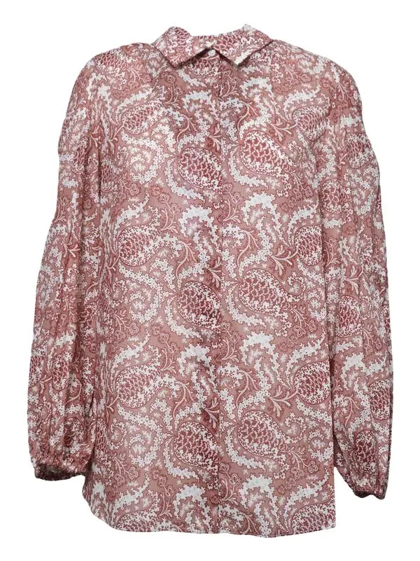 Max Mara Printed Shirt - Rosso