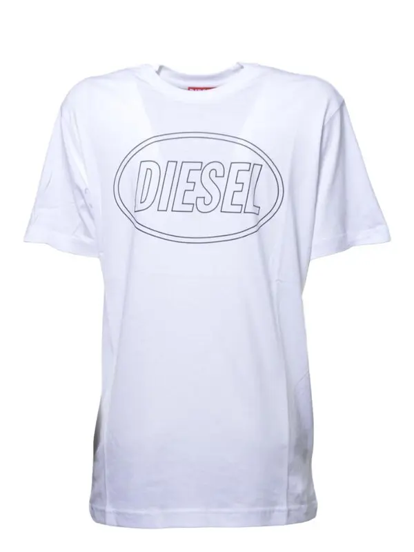 DIESEL® Logo T-shirt - Bianco