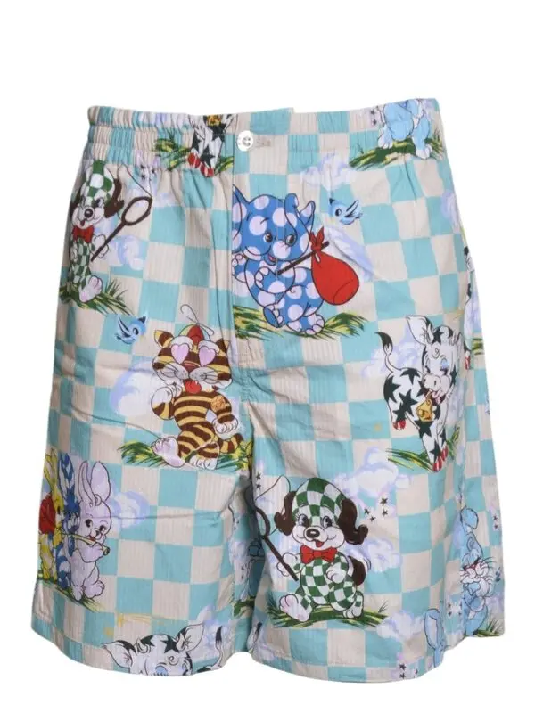 Kenzo Printed Shorts - Azzurro