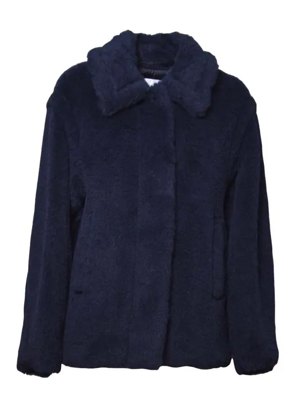 Max Mara Fur Jacket - Blu