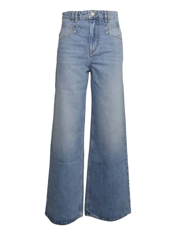 Isabel Marant Étoile Wide Leg Jeans - Denim
