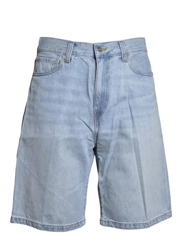 Carhartt Work In Progress Relaxed Fit Denim Shorts - Blu