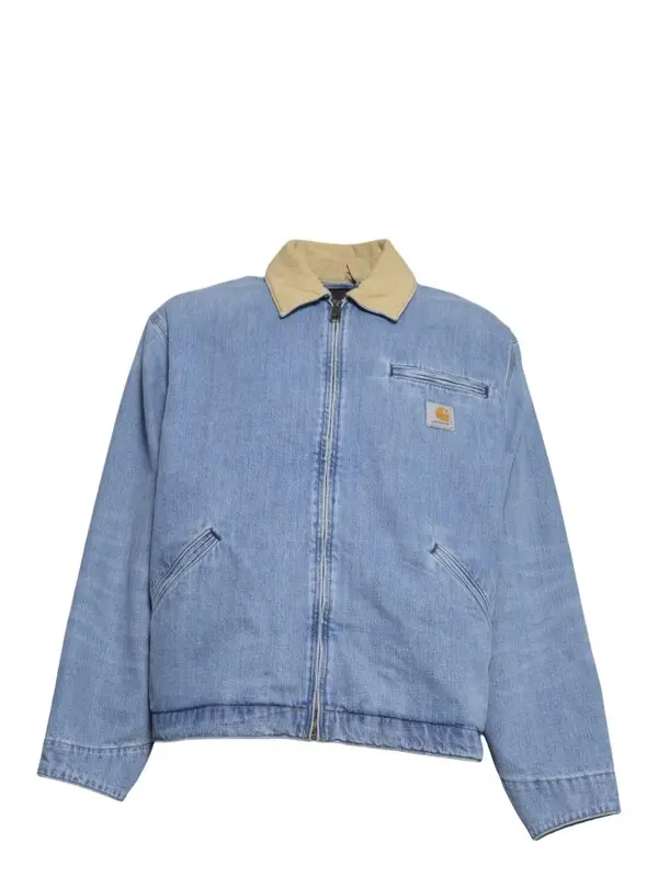 Carhartt Work In Progress Jacket With Corduroy Collar - Denim