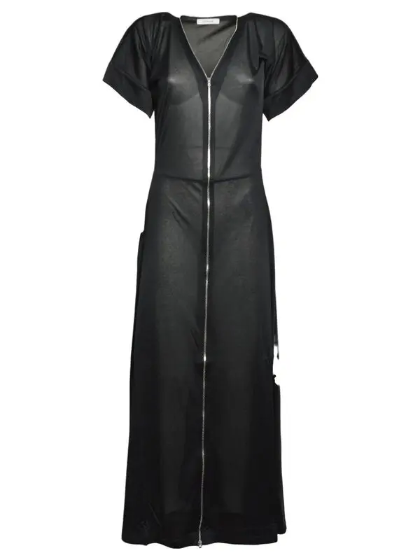 LEMAIRE Zip-up Maxi Dress - Blu Notte