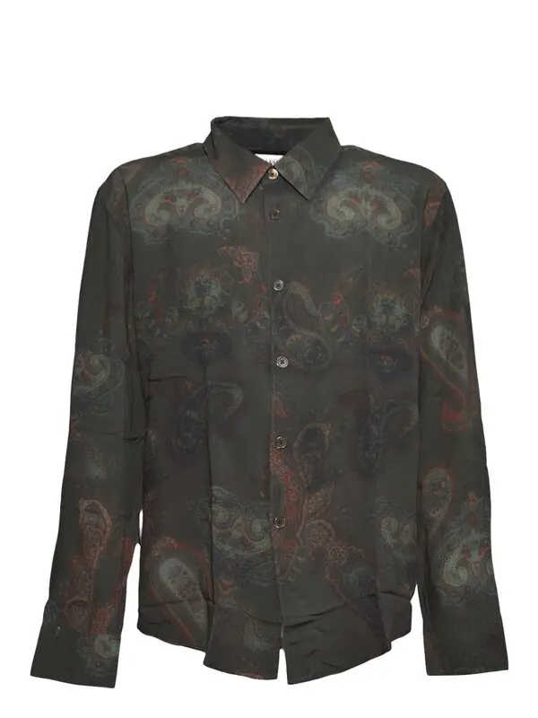 Our Legacy Paisley Print Shirt - Verde