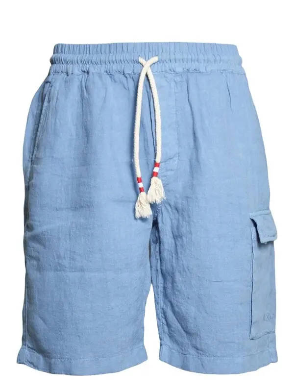 MC2 SAINT BARTH Relaxed Fit Drawstring Shorts - Blu