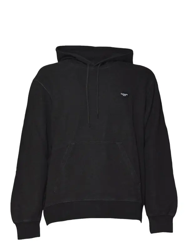 Carhartt Work In Progress Pullover Hoodie With Drawstring And Pocket - Nero