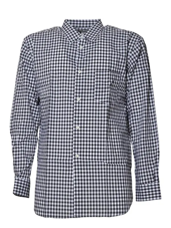 Comme Des Garçons Checks Shirt - Nero