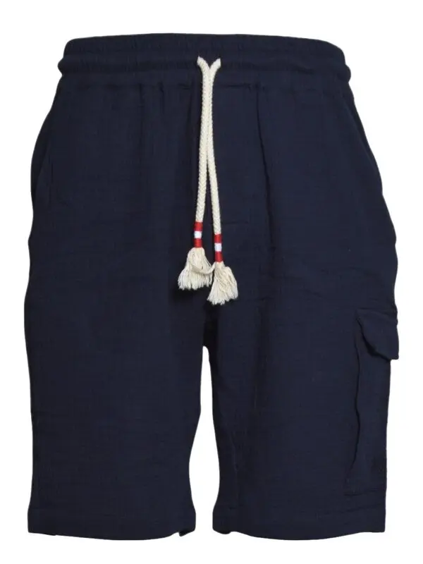 MC2 SAINT BARTH Drawstring Cargo Shorts - Blu