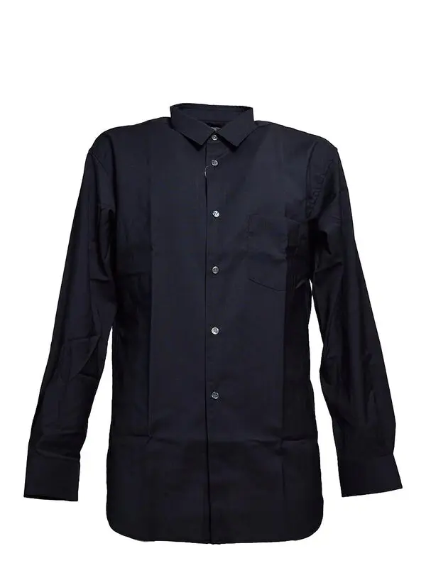 Comme Des Garçons Classic Stretch Cotton Shirt - Blu Navy