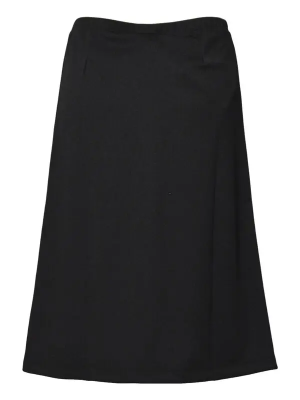 COURREGES Courrèges A-line Midi Skirt - Nero