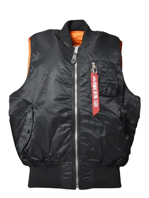 Alpha Industries Bomber Vest - Nero