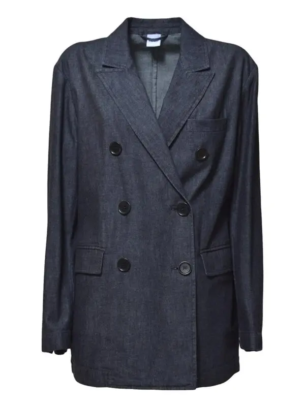 Aspesi Double Breasted Blazer - Denim