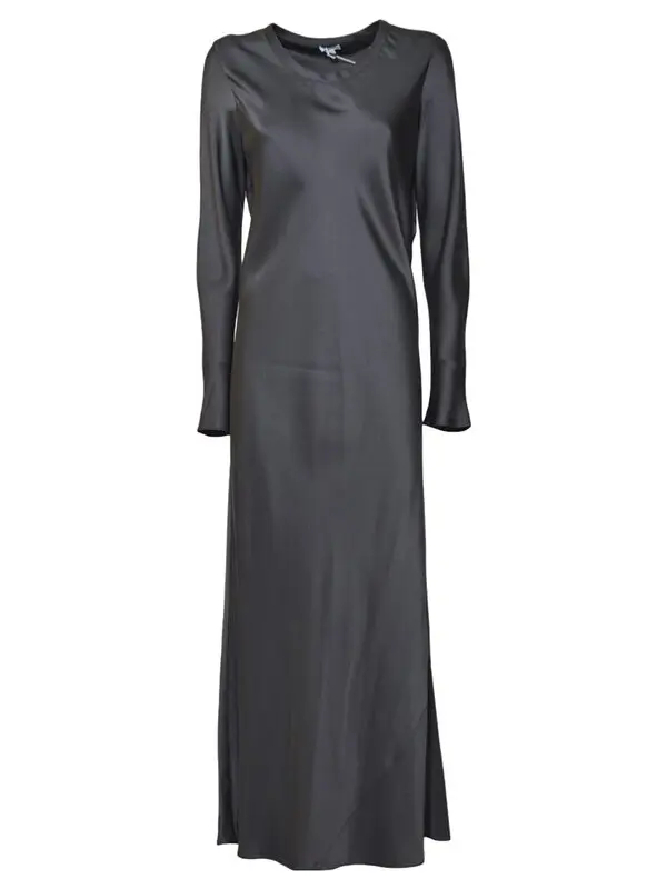 Aspesi Long Sleeve Maxi Dress - Grigio