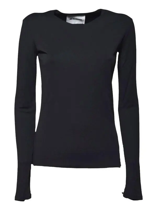 JIL SANDER Long Sleeve Top - Nero