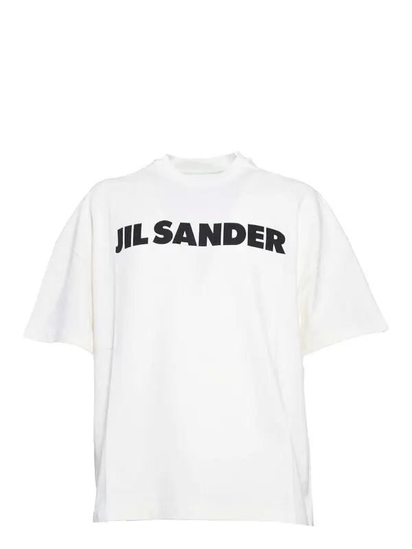 JIL SANDER T-shirt With Logo - Natural