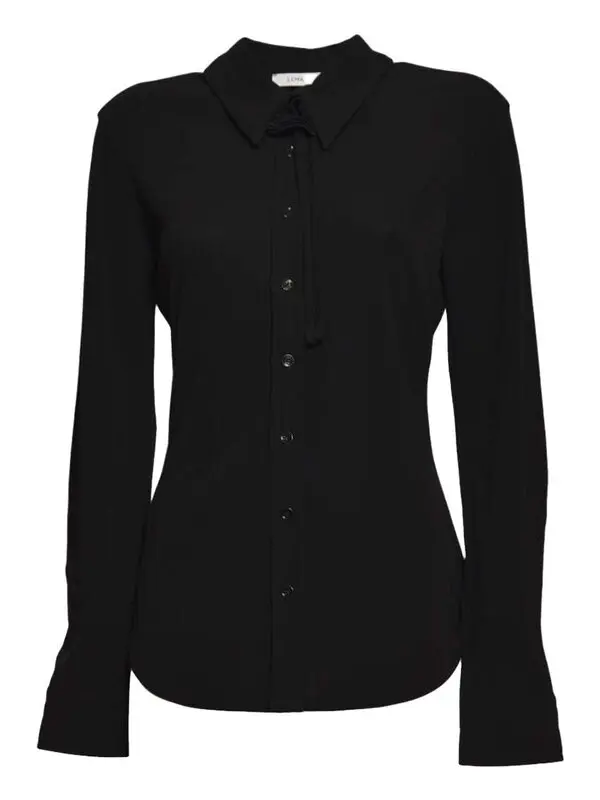 LEMAIRE Band Collar Shirt - Nero