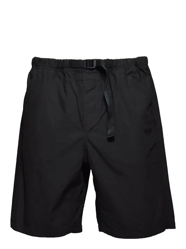 MSGM Drawstring Belted Shorts - Nero