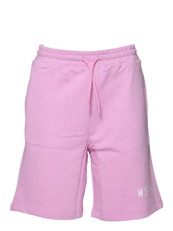 MSGM Pink Drawstring Shorts - Rosa
