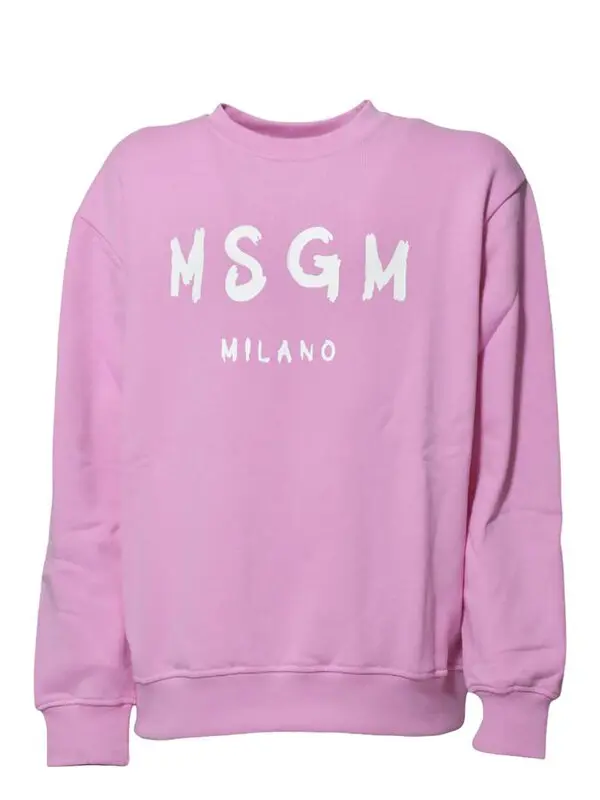 MSGM Milano Crew Neck Pullover - Rosa