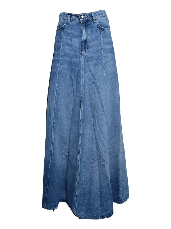 ICON DENIM LOS ANGELES Maxi Skirt - Denim