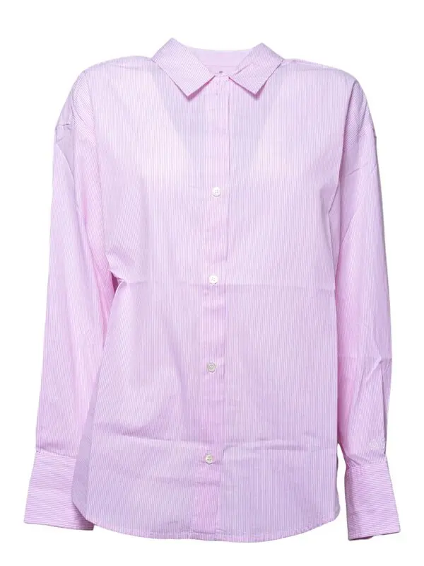 MC2 SAINT BARTH Striped Button-up Shirt - Rosa