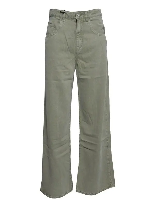 ICON DENIM LOS ANGELES Wide Leg Jeans - Denim Verde