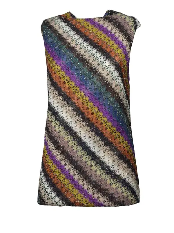 Missoni Striped Knit Sweater - Giallo/viola