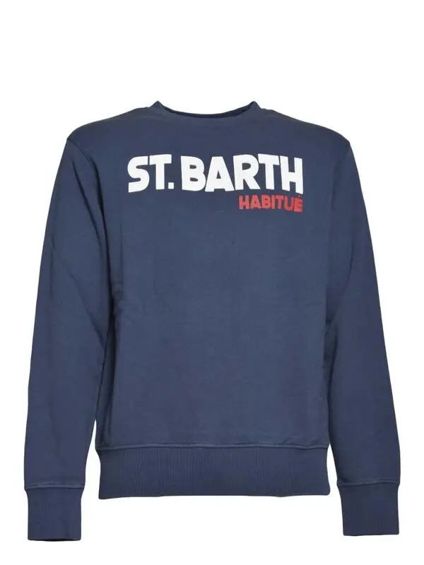 MC2 SAINT BARTH Crew Neck Sweatshirt - Blu