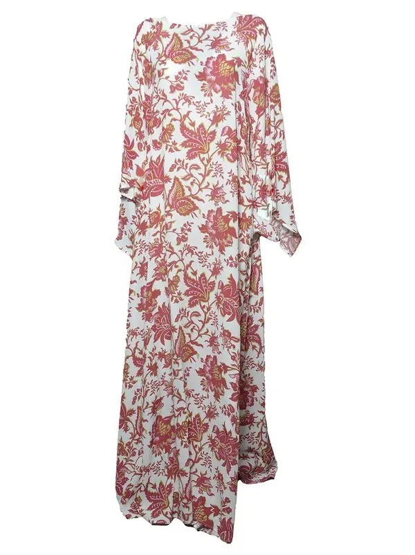 Etro Printed Maxi Dress - Rosso/bianco