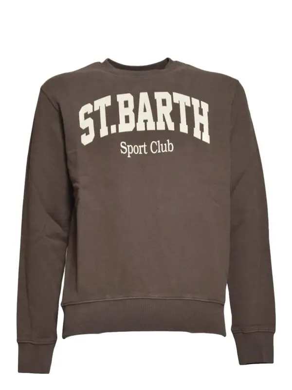 MC2 SAINT BARTH Crew Neck Sweatshirt - Marrone
